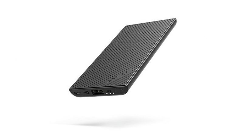 2,299円、薄型＆2回フル充電「Anker PowerCore Slim 5000」が発売