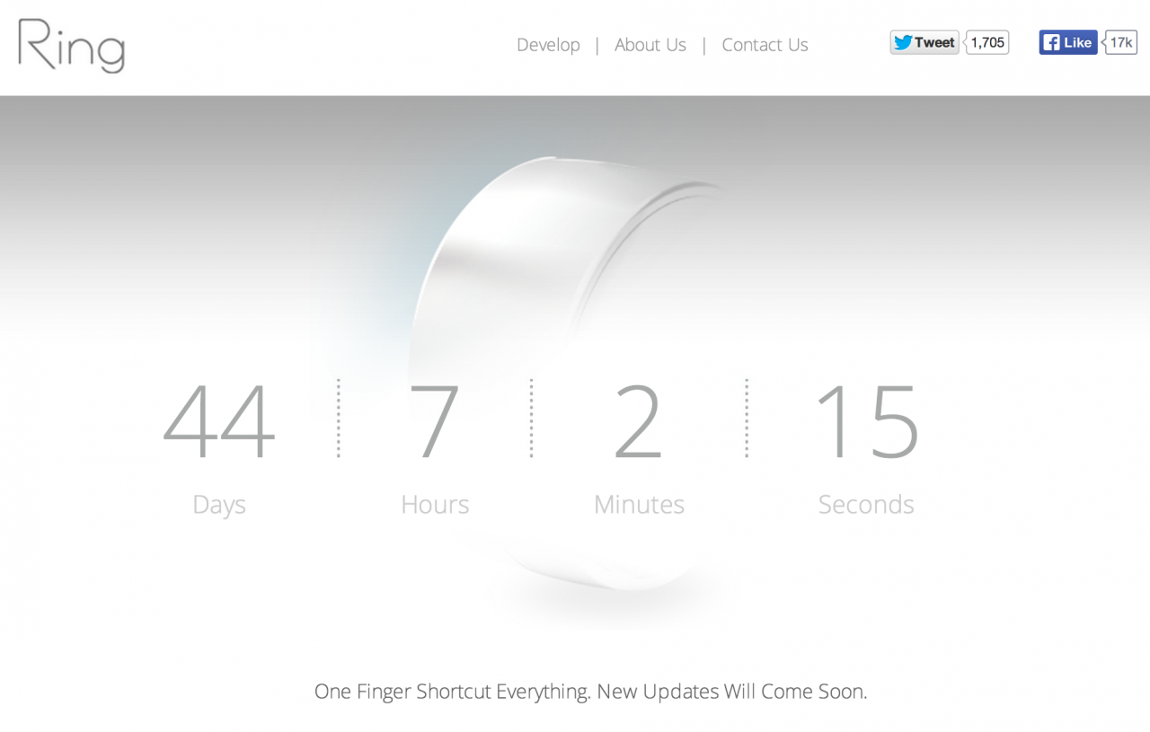 指輪型のウェアラブルデバイス「Ring」が3月1日に重要な情報を公開へ！
